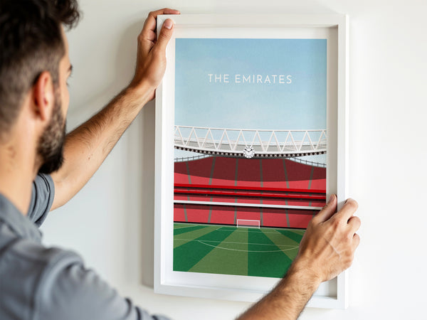 Arsenal Football Art Print | Emirates Stadium Poster – Turf Football Art